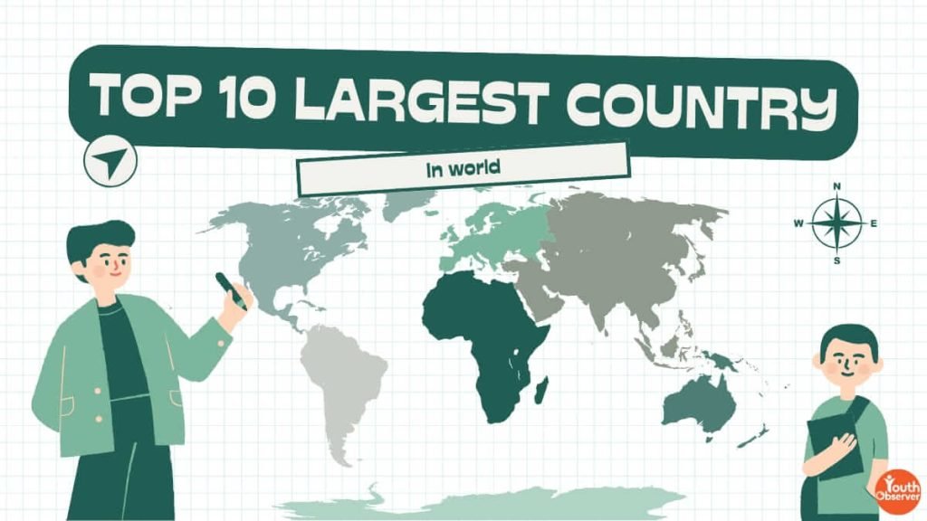 Here's The Link Of Top 10 Largest Countries In The World
