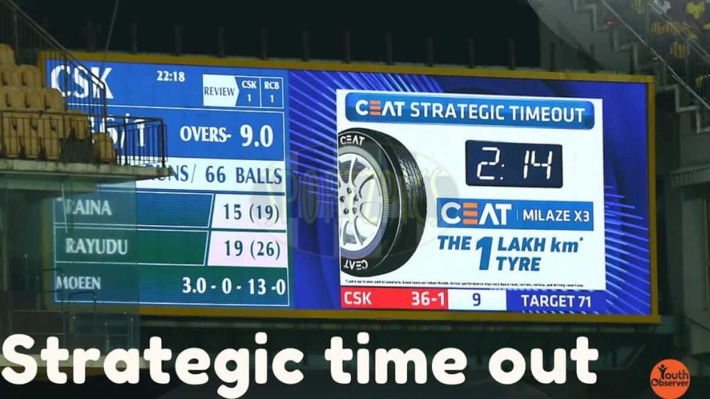 What Is Strategic Time Out In IPL